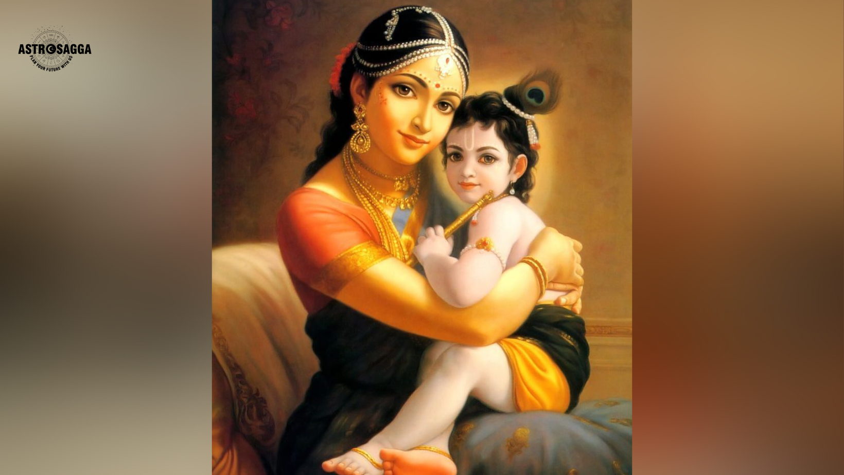 Little Krishna and the Yashoda Bond: A Mother's Love